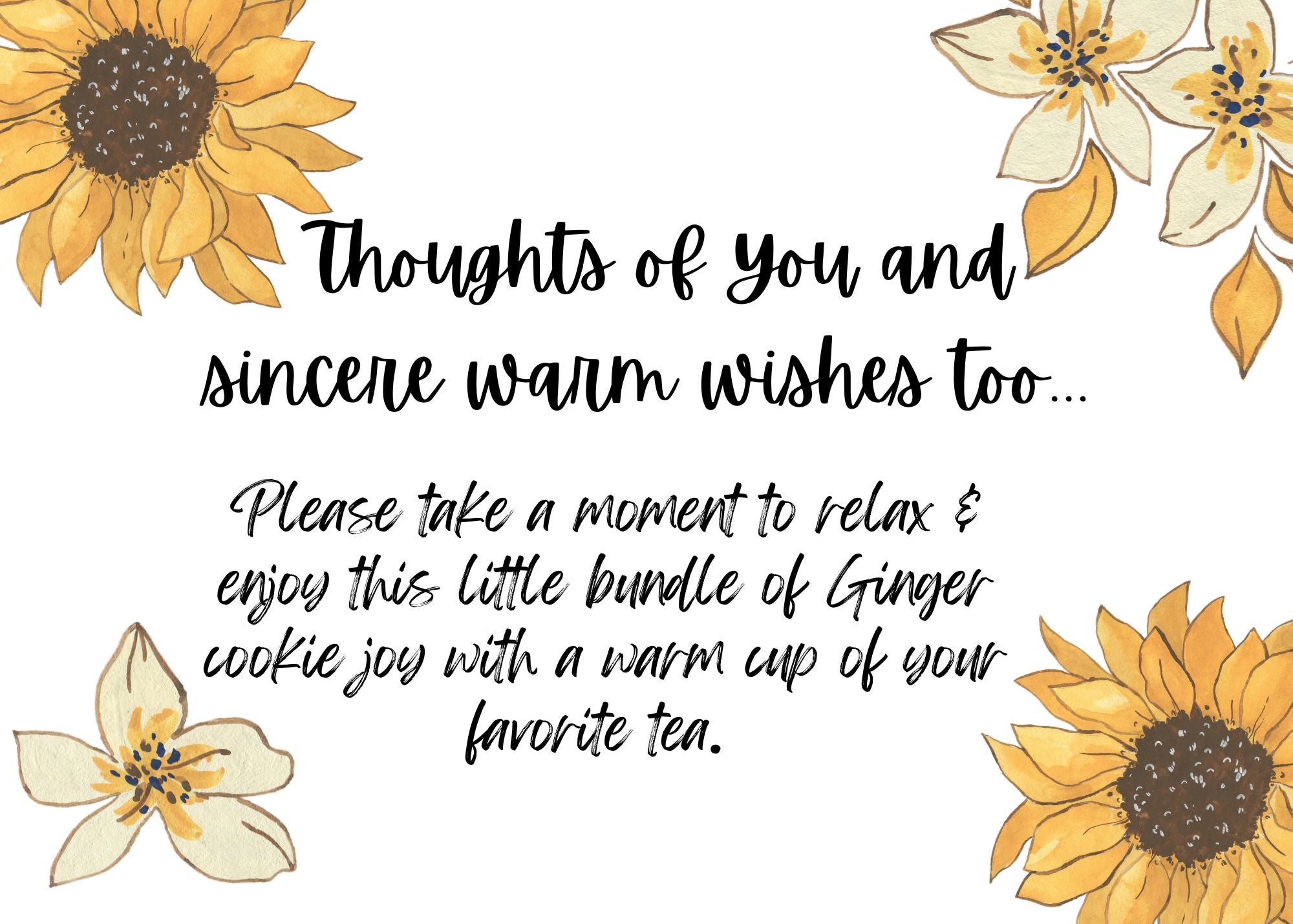 Sending sincere warm wishes! Greeting Cards for the 25 pcs Bundle Cook ...